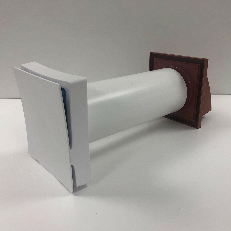 Fantronix Condensation Damp Control Passive Wall Intake Vent Grille Kit ...