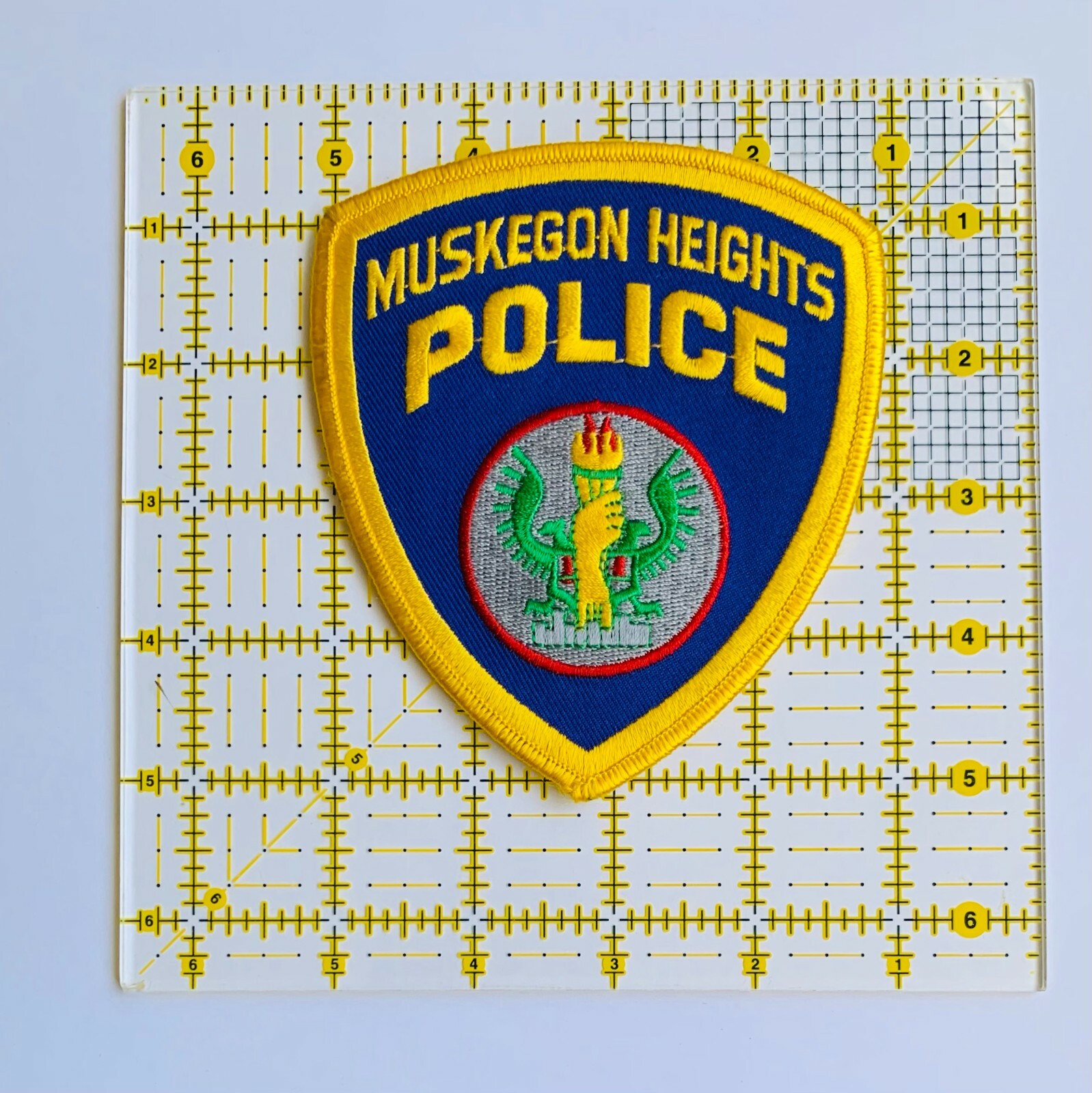 Michigan Muskegon Heights Police Iron On Patch Embroidered | eBay