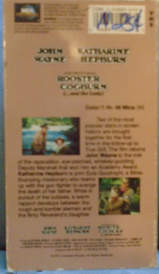 Rooster Cogburn (...and the Lady) (VHS, 1999) | eBay