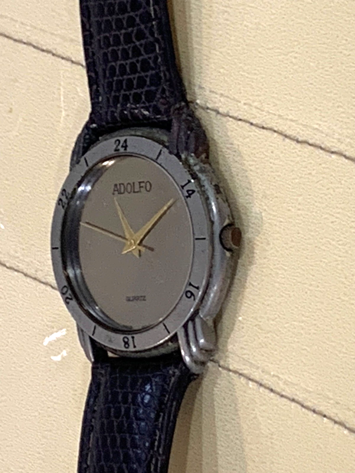 ADOLFO Men’s Watch QUARTZ, Vintage AS IS | eBay