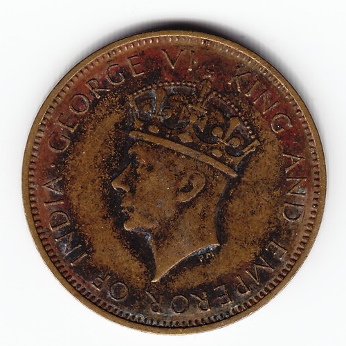 JAMAICA Farthing 1937 KM27 Ni-Bs GVI 1-year type Uncleaned Minted ...
