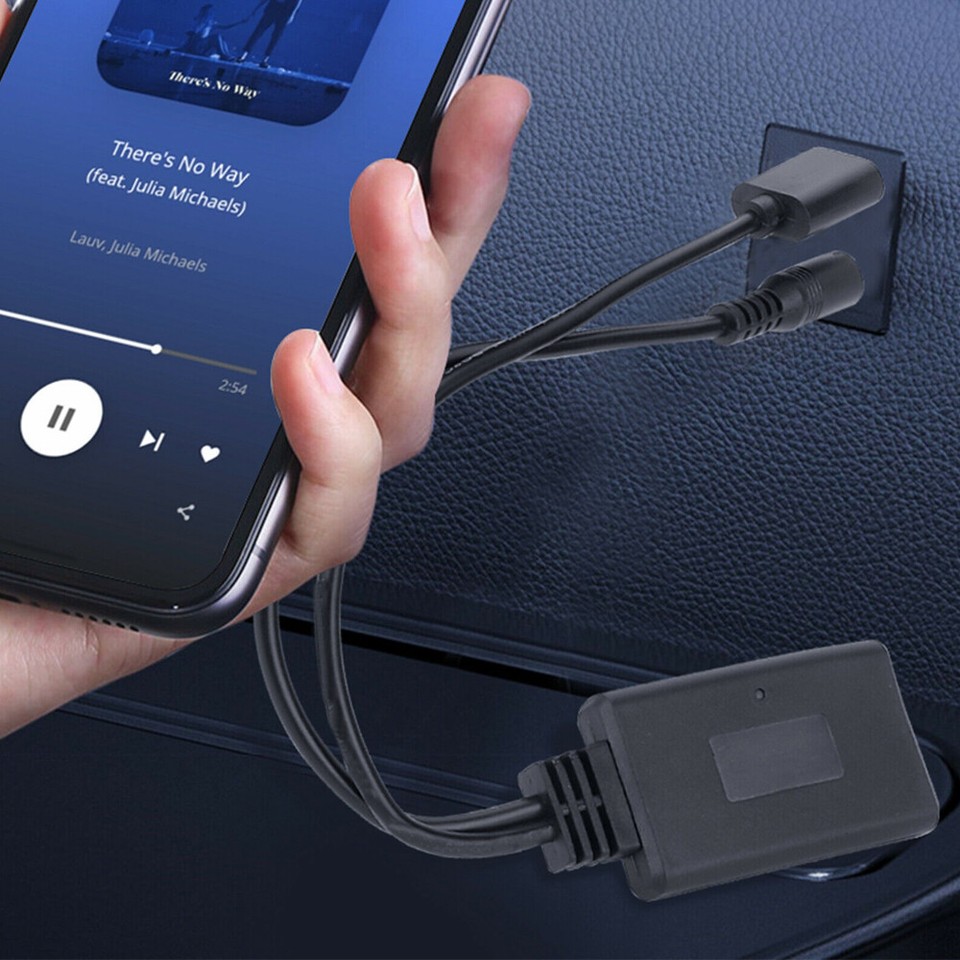 1x Universal Car Accessory Wireless Bluetooth AUX Audio Receiver ...