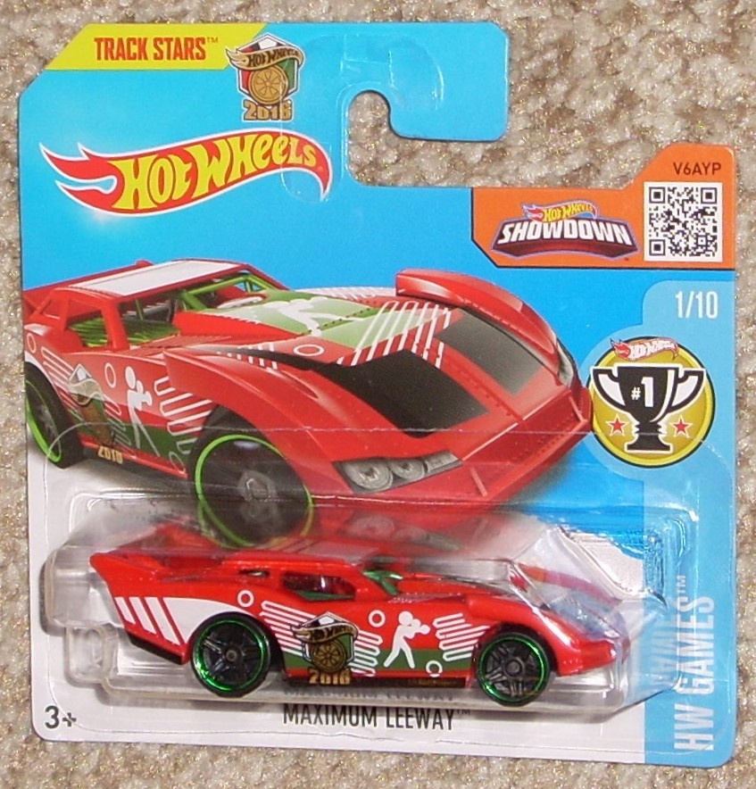 2016 Hot Wheels Car 231 Maximum Leeway Red MOC Short Card Toy VHTF | eBay