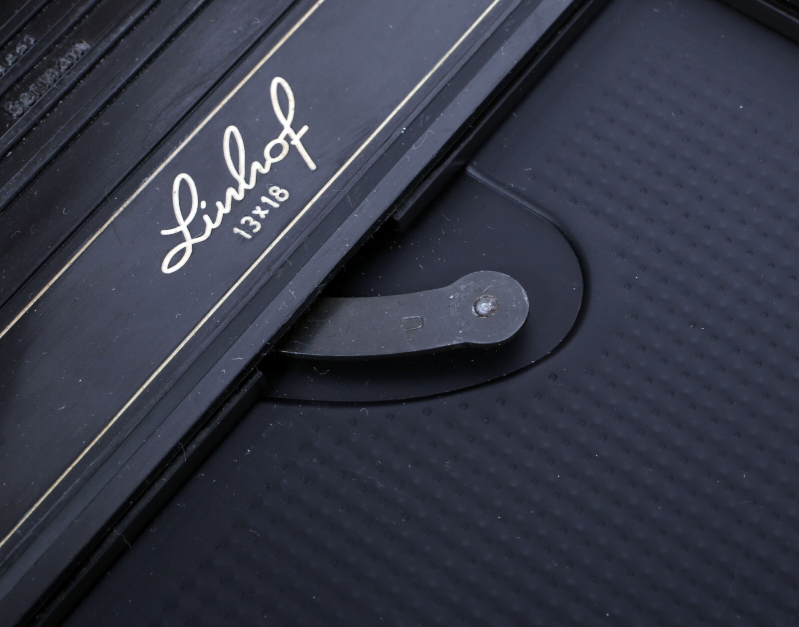 Linhof 13X18 (fits 5X7 cameras) plate holder (wet dry plate tin type ...