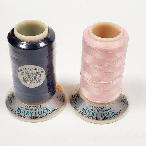 Bulked Stretch Overlock Serger Thread Spools JP Coats Light PINK 31 ...