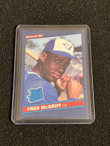 Fred McGriff 1986 Donruss Rookie Card #28 Blue Jays HOF Braves | eBay