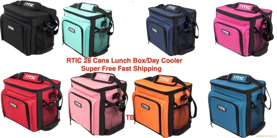 RTIC 6 8 15 28 Can Day Cooler New Lunchbox Soft Pack 24 Hours Cold ...
