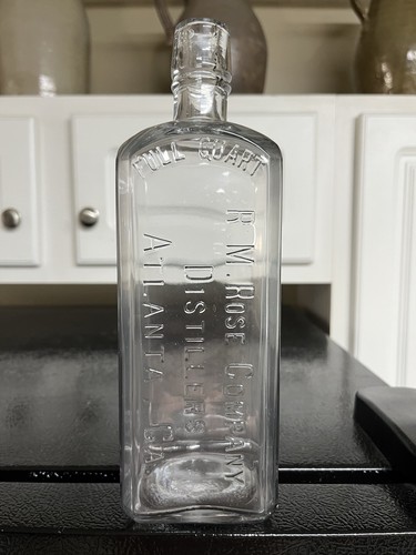 R M Rose Distillers Atlanta Ga Quart Whiskey Bottle Pre Pro | eBay