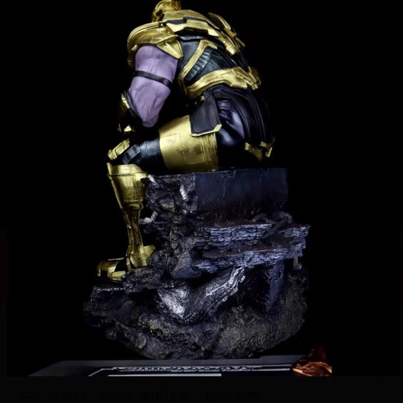 The Avengers Thanos Sitting Resin Statue Model Figurine Collectible ...