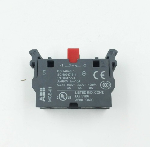 ABB MCB-01 Modular contact block 1NC | eBay