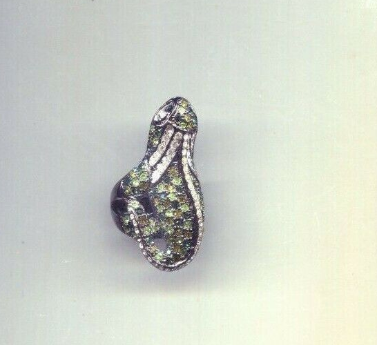 KENNETH LANE GREEN & CLEAR FROG LIZARD RING | eBay