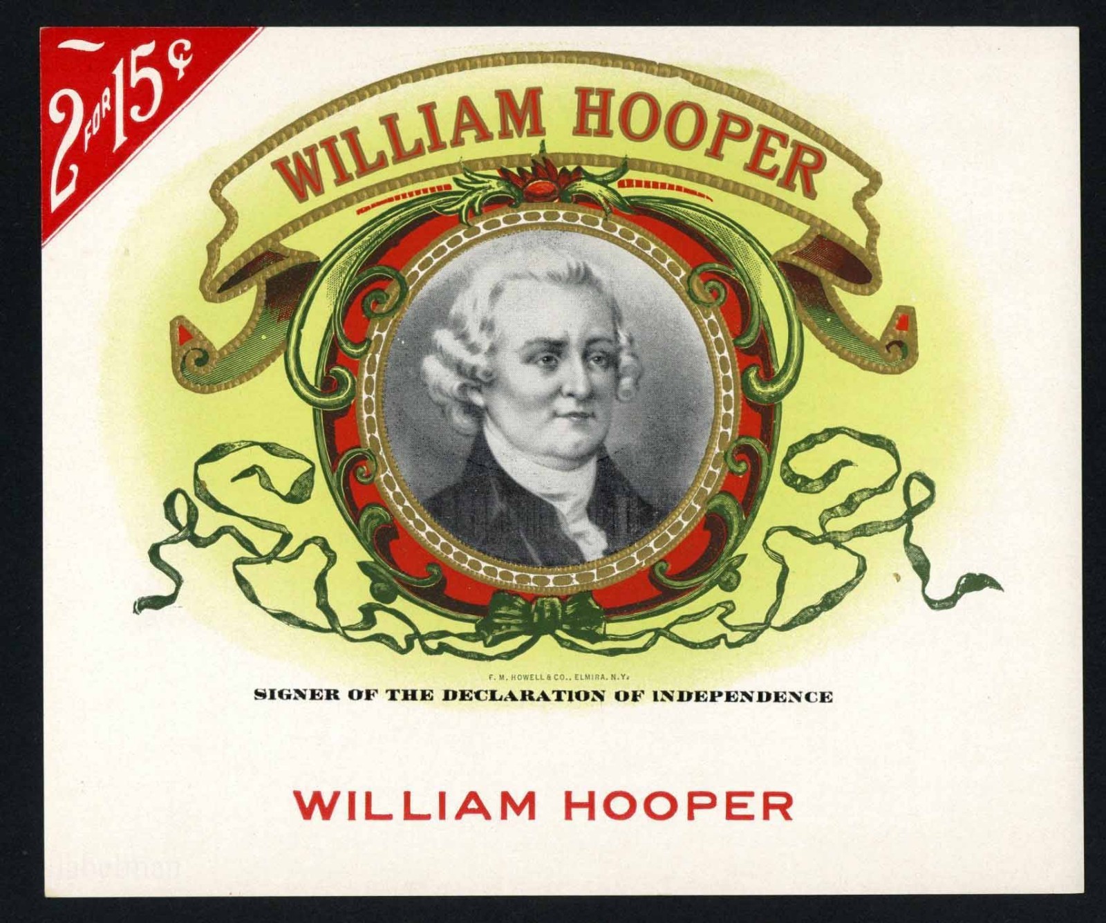 WILLIAM HOOPER Brand, Vintage Inner Cigar Label, S21 | eBay