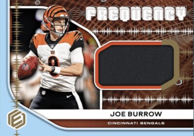 2020 Elements Joe Burrow Frequency Rookie Patch RC NFL Blitz Digital ...