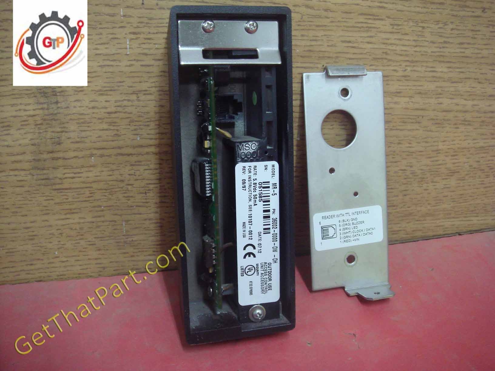 Hirsch MR-5 MR5 Security Magnetic Stripe Wall Access Card Reader Panel ...