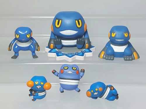 Croagunk Guregguru Pokemon Figure Set PC Tomy Banpresto Bandai Japan 0. ...