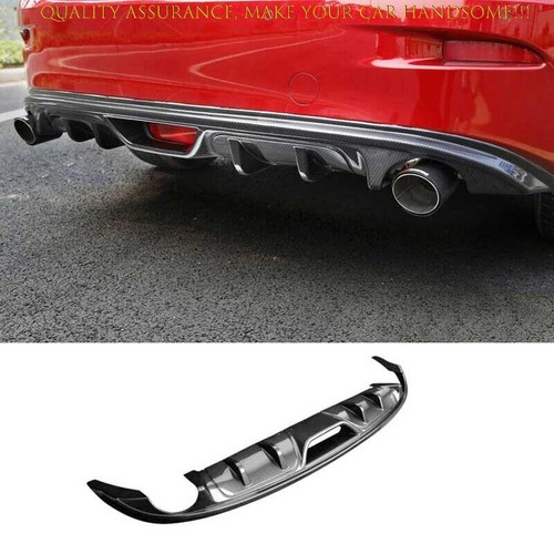 For Mazda 3 Axela Sedan 2014-2018 Carbon Fiber Rear Bumper Lip Diffuser ...