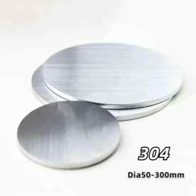 1PCS 304 Stainless Steel Round Sheet Circular Metal Plate Disc Thick 0. ...