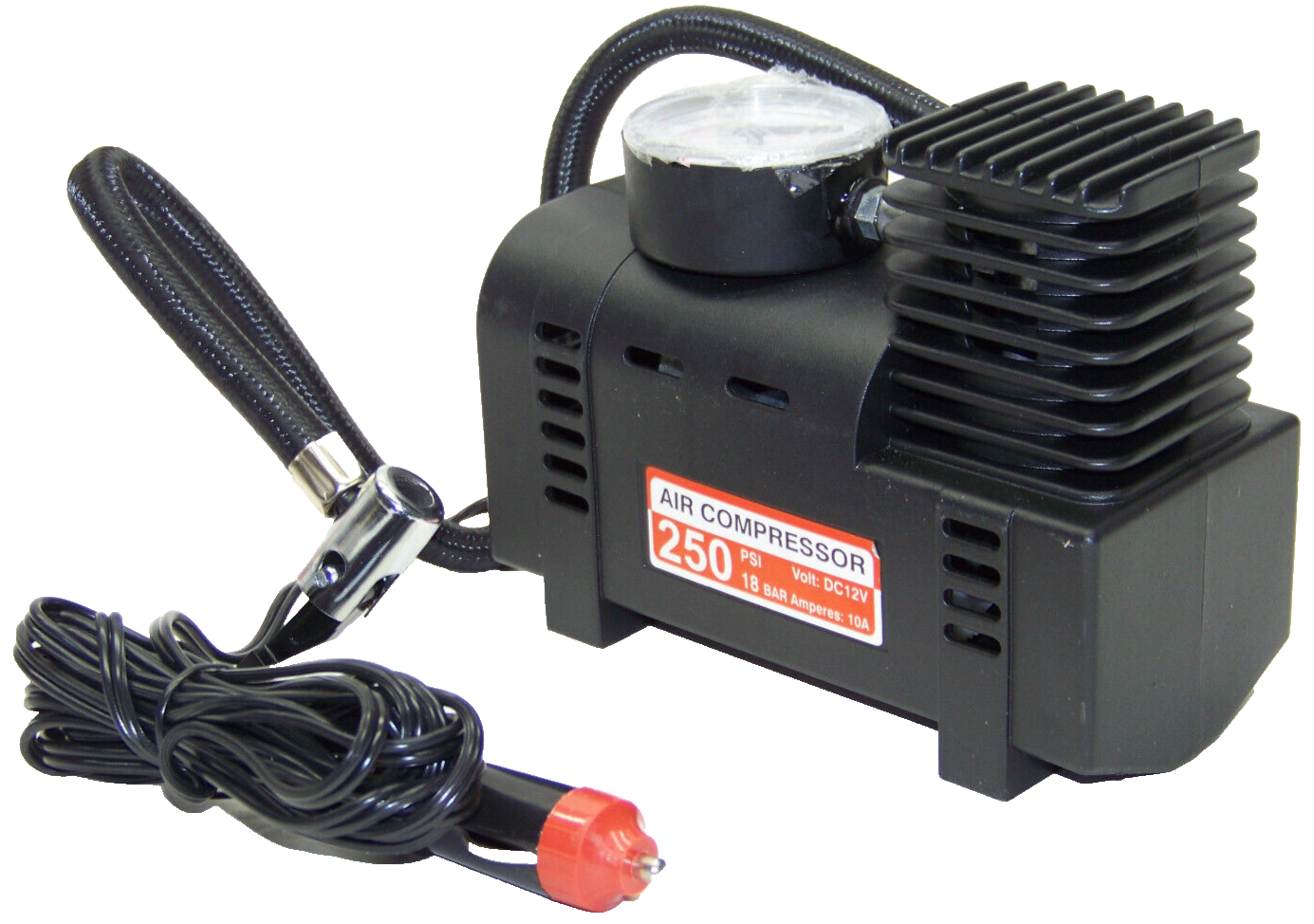 Mini Air Compressor 250 PSI 12V Car Auto Portable Pump Ball Tire ...