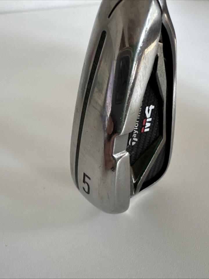RH TaylorMade M4 Single 5 Iron Atmos 6-R Regular Flex Graphite Shaft ...