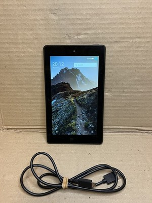 Amazon Fire 7 9th Gen 16GB WiFi Tablet Black M8S26G TESTED & Working ...