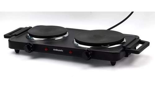 Cookworks 2500W Double Hotplate Table Top Hob Electric Cooker Used ...