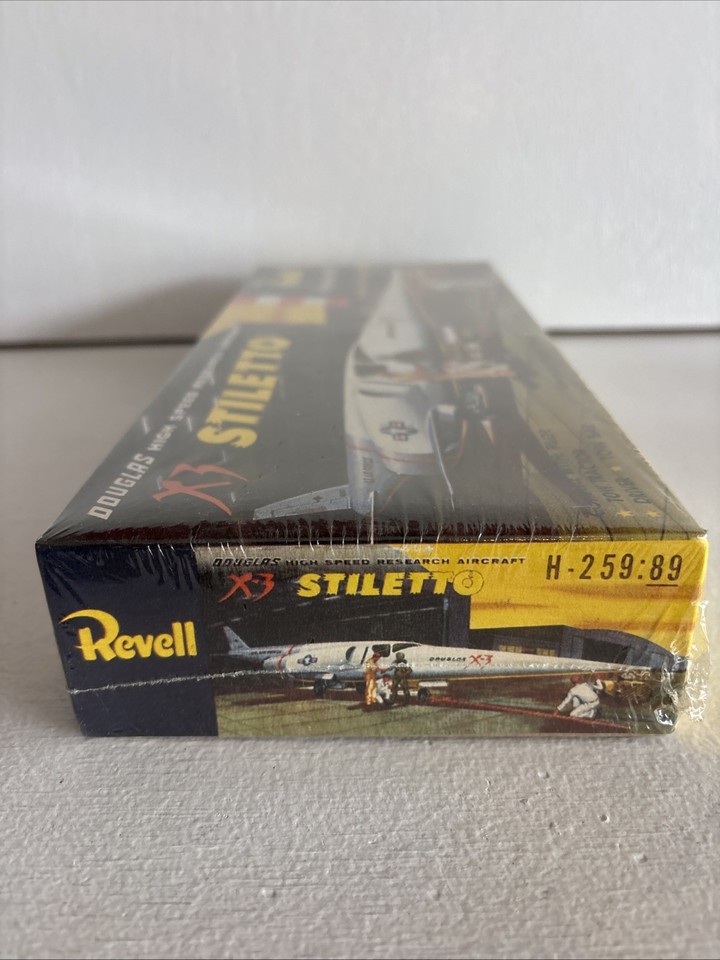 Revell Vintage X-3 Stiletto Model Kit H - 259 : 89 New Sealed 1994 | eBay