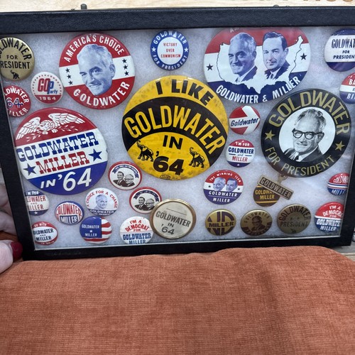 Barry Goldwater 1964 Presidential Campaign Button and Memorabilia Lot ...