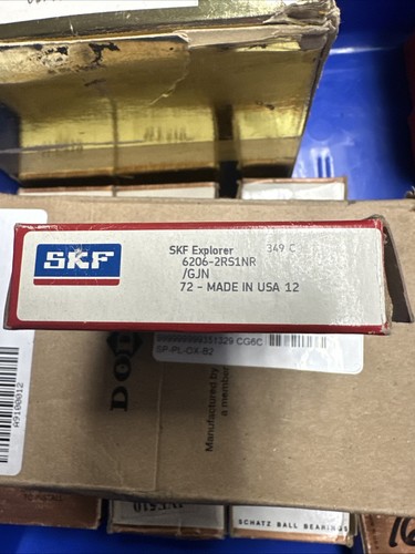 SKF 6206 2RS1 NR BALL BEARING, RUBBER SEALED + SNAP RING 30x62x16mm | eBay