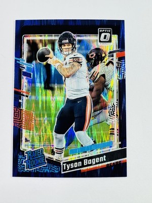 Tyson Bagent 2023 Donruss Optic Purple Shock #216 RC | eBay