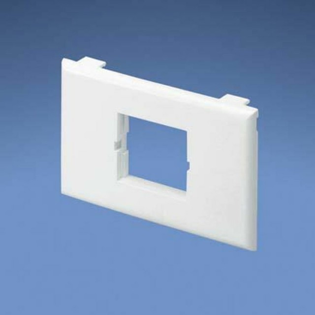 Panduit Mini-com 2 Sockets Single Gang Faceplate CFPE2WHY for sale ...