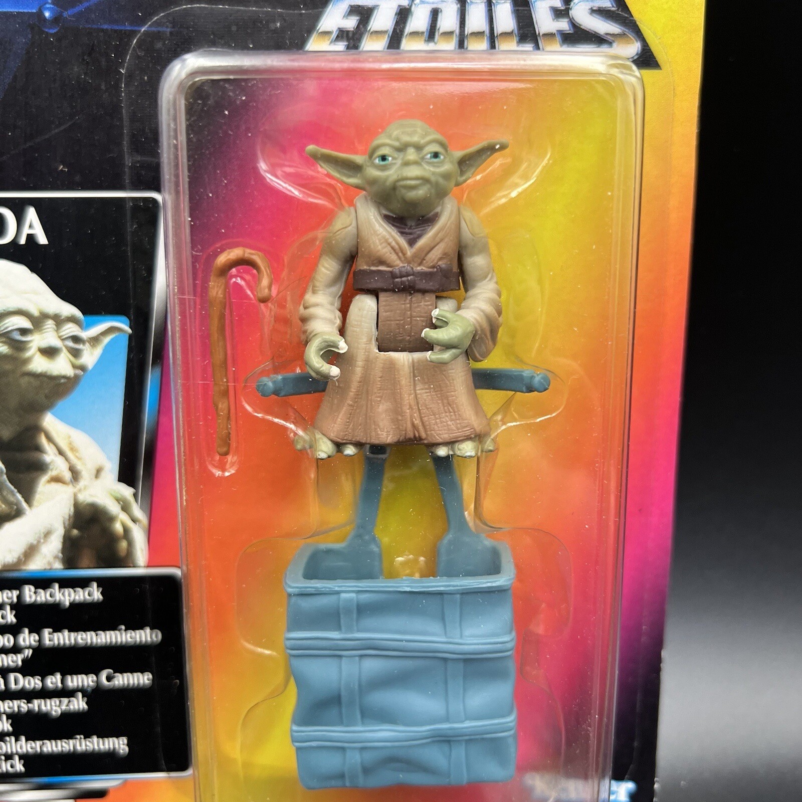 Star Wars Power of the Force Yoda Tri Logo Figure NEW + SEALED on Red ...