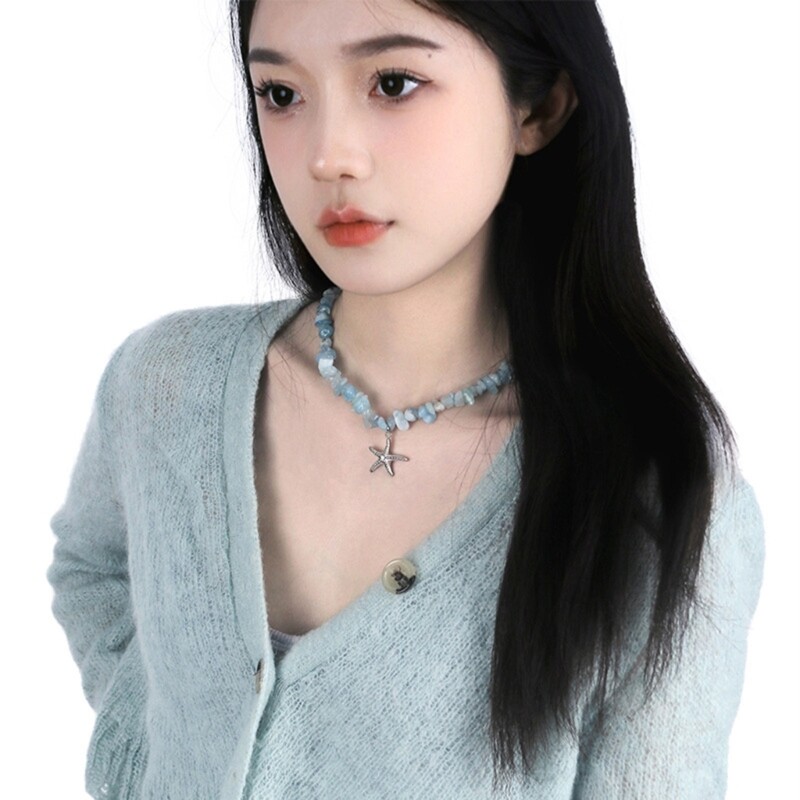Hyperbole Necklace Men Women Couple Jewelry Natural Stone Chain | eBay