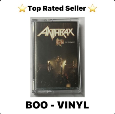 Anthrax 'Live - The Island Years' Cassette Album (1994) Thrash Metal Ex ...