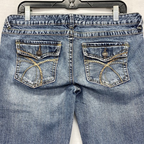 Reign by Deb Women Blue Jeans low rise meduiem was size 13 | eBay
