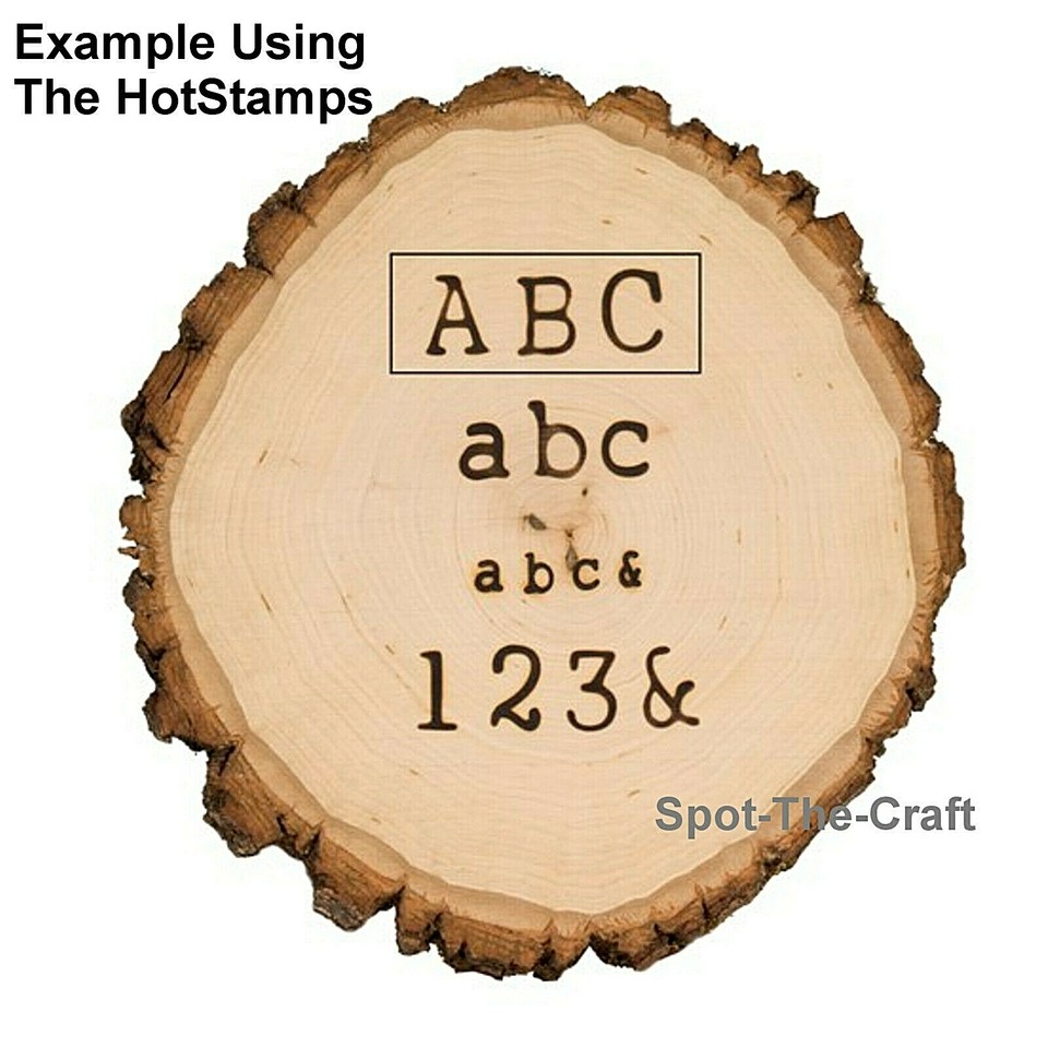 x Walnut Hollow Hot Stamps Upper Hotstamps Uppercase Alphabet Set 26162 ...