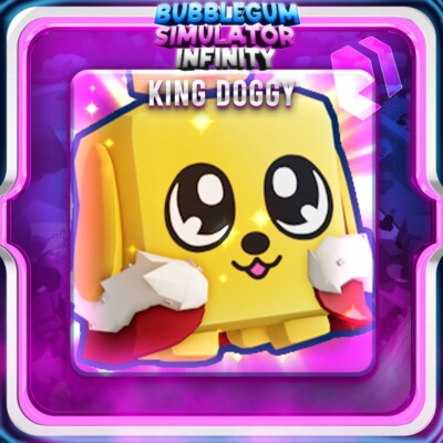 King Doggy | Bubble Gum Simulator INFINITY | BGSI | BGS | Roblox | | eBay