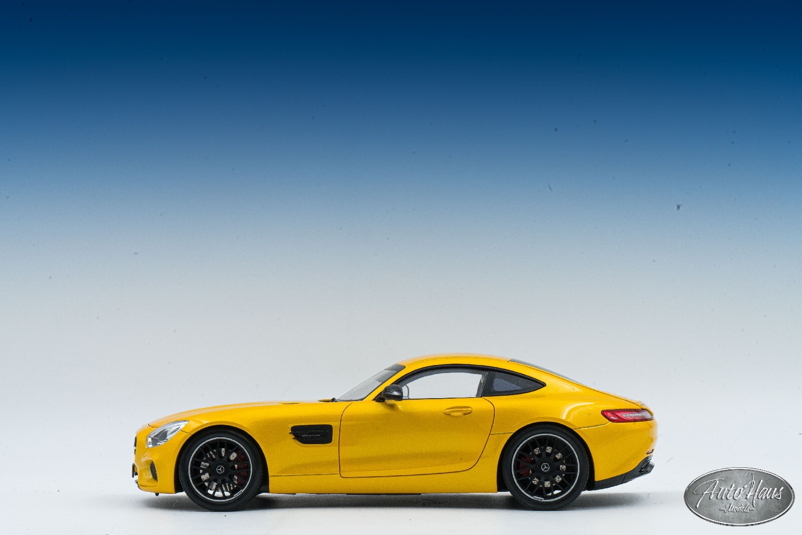 1/18 Norev Mercedes AMG GT S Solarbeam Yellow Dealer Edition | eBay