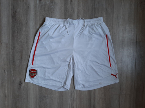 Puma Arsenal Football Shorts 2016/17 Soccer Size 2XL/3XL England White ...