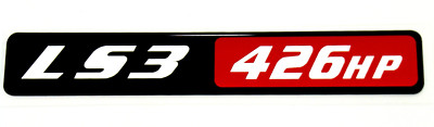 LS3 426 HP Emblem LS3 (B) Super Sized Black Camaro | United States