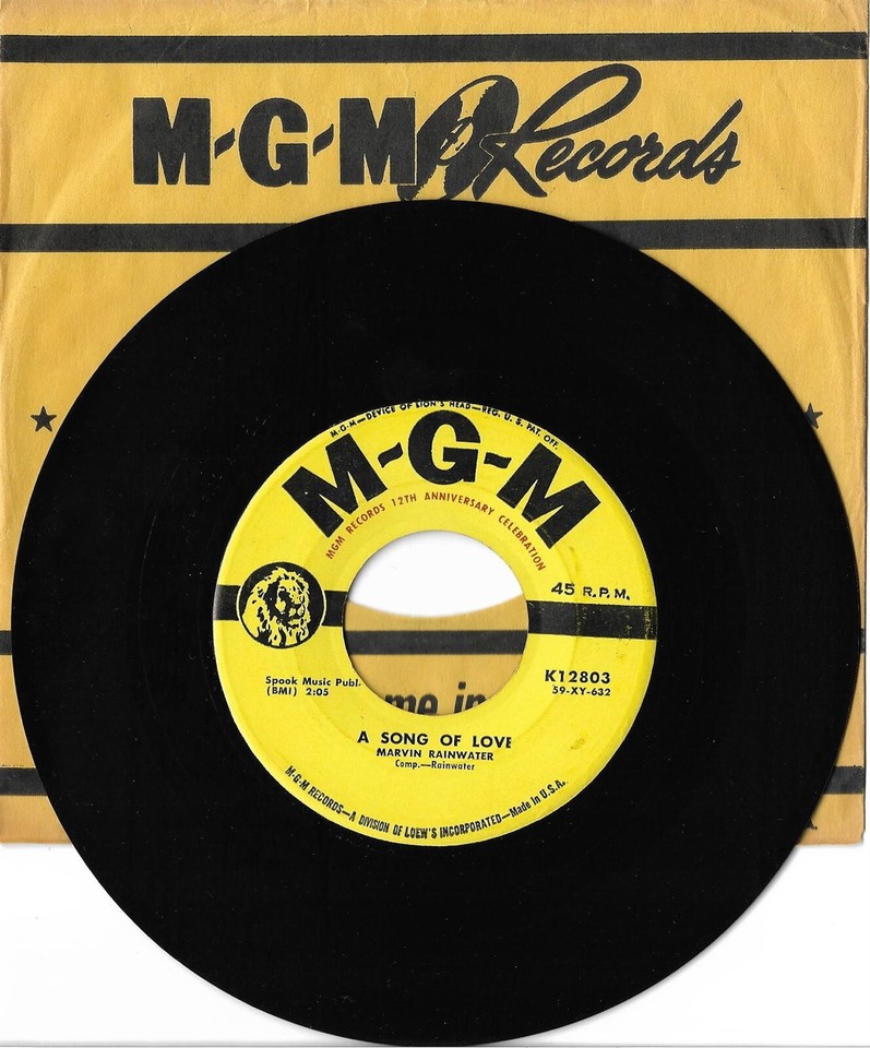 Marvin Rainwater: "Half-Breed" / "A Song Of Love" - VG+ '59 - plays ...