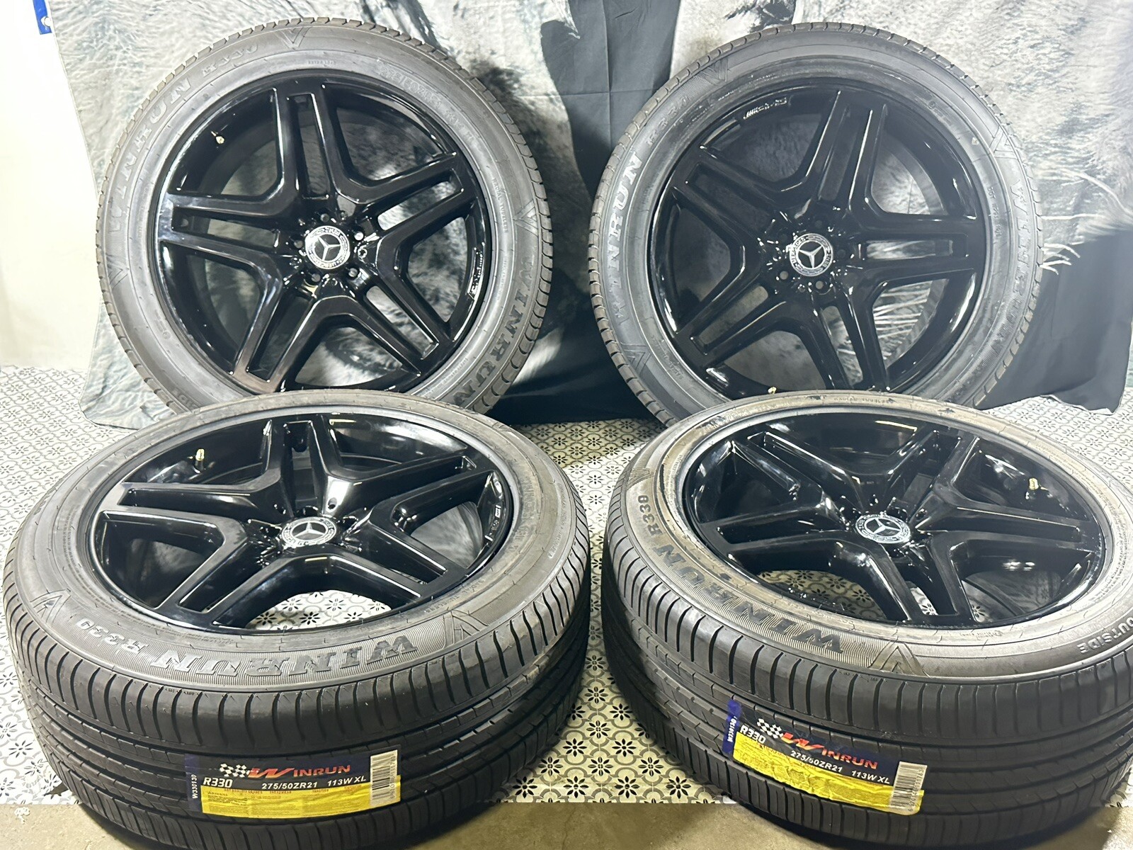 21" OEM Mercedes GLS GLE GL Genuine AMG GLS 63 350 400 500 Wheels Rims ...