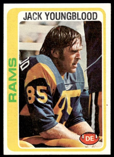 1978 TOPPS JACK YOUNGBLOOD K LOS ANGELES RAMS #265 | eBay