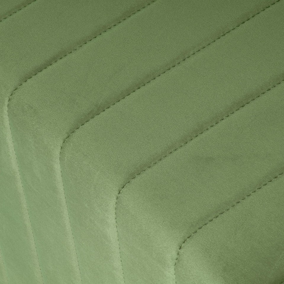 Spatial Order Modern Channel Tufted Velvet Ottoman Spatial Order Home ...