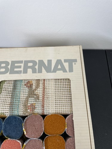 VTG BERNAT COLONIAL FRUIT LATCH HOOK RUG KIT 30”x42 | eBay