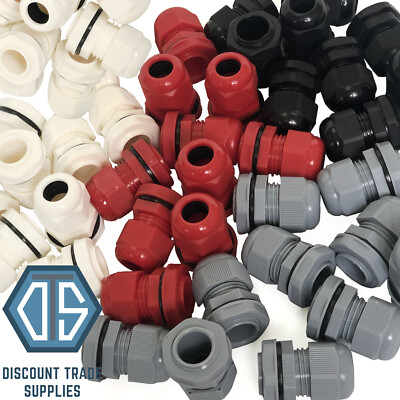 20mm Waterproof IP68 Compression Cable Stuffing Gland M20 Black Red ...