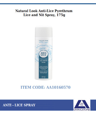 Natural Look Anti-Lice Pyrethrum Lice and Nit Spray 175g Each | eBay ...
