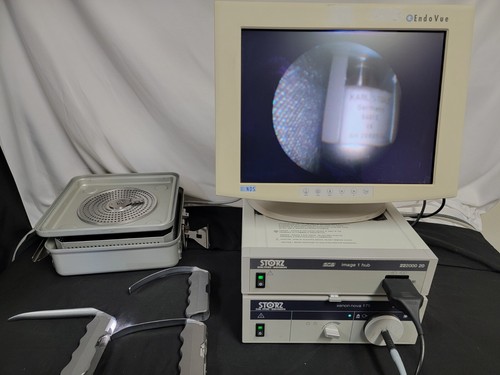 Storz Image 1 Hub w/ Nova 175 Light Source & D1 Camera w/ 8401C , 8401E ...