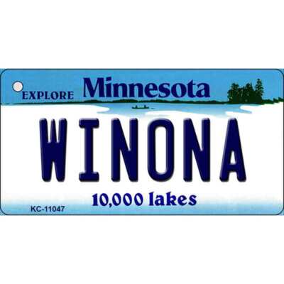 Winona Minnesota State License Plate Tag Novelty Key Chain KC-11047 | eBay