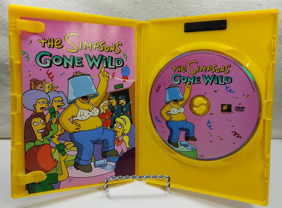 The Simpsons Gone Wild DVD 2004 Uncensored Dolby Digital Sound Homer ...