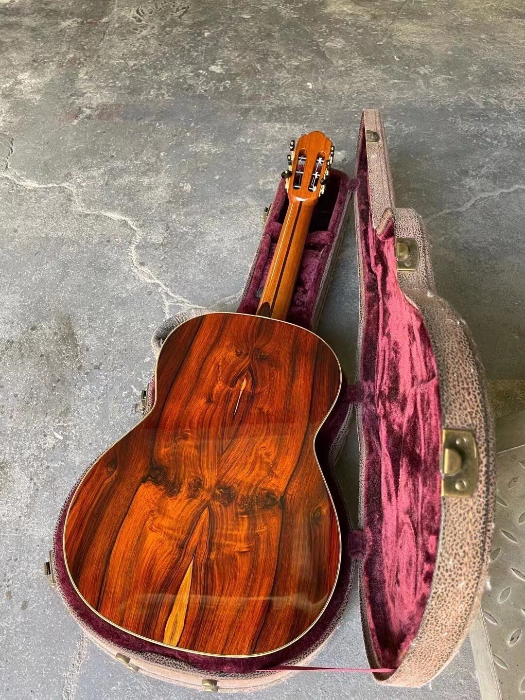 All Solid Wood Classical Guitar Open Headstock 39 inches Solid Cocobolo Body | eBay